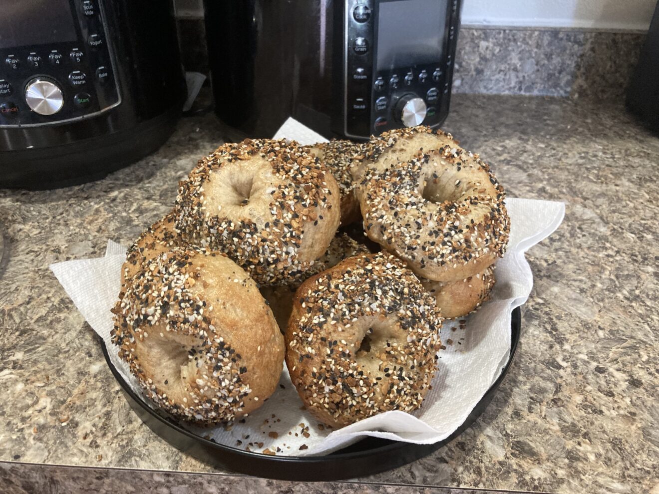 Easy Bread Machine Bagels Recipe! - Far From The Farm