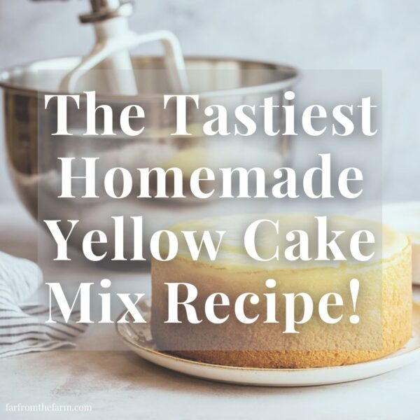 The Tastiest Homemade Yellow Cake Mix Recipe To Store In Your Pantry ...